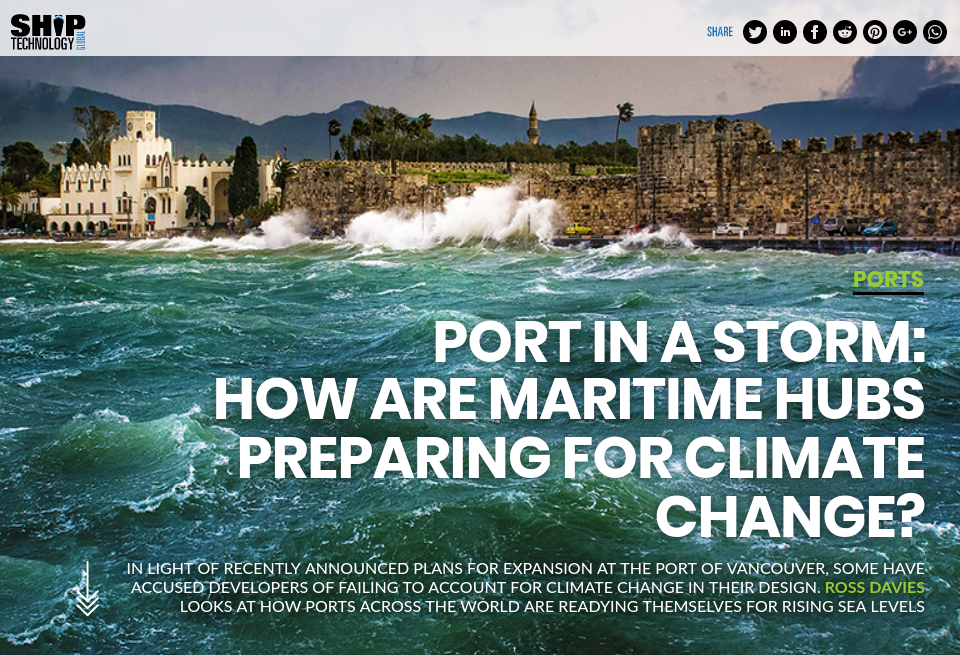 Port in a storm: how are maritime hubs preparing for climate change ...