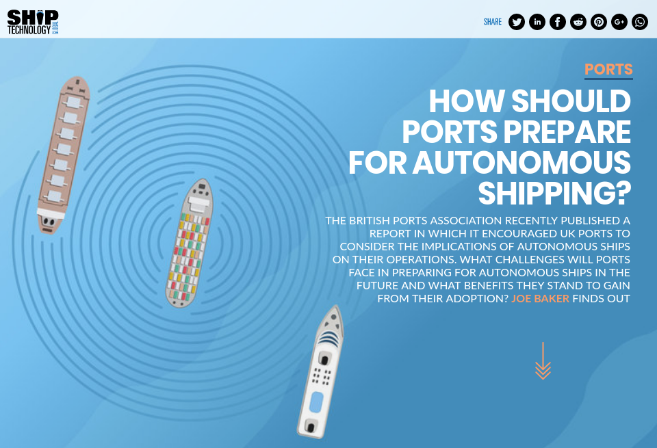 How should ports prepare for autonomous shipping? - Ship Technology ...