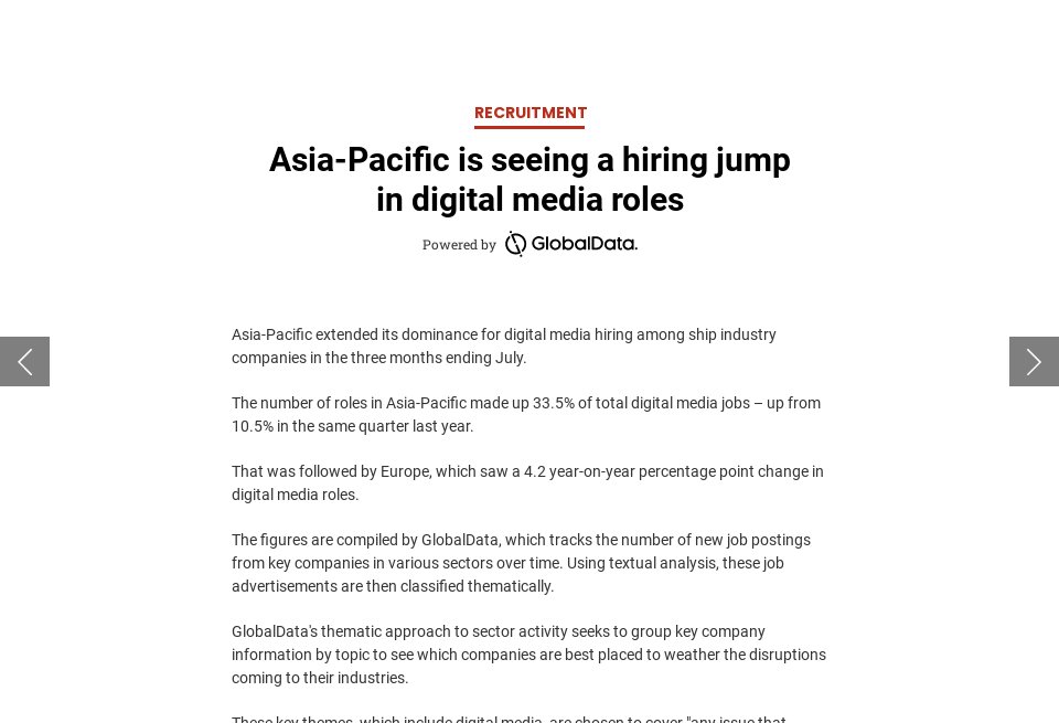 Asia-Pacific is seeing a hiring jump in digital media roles - Ship ...