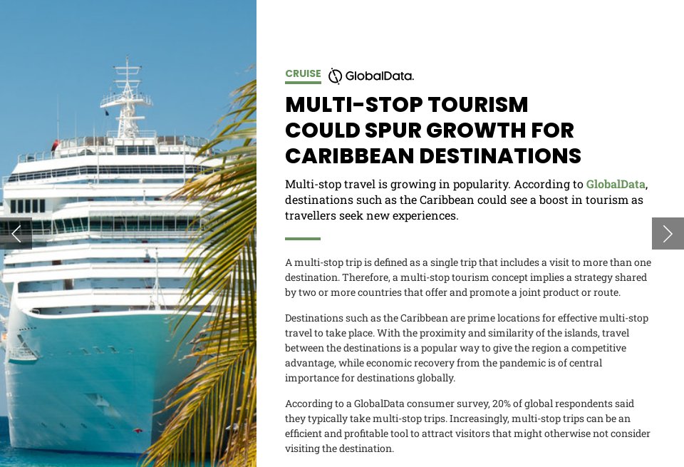 Multi-stop tourism could spur growth for Caribbean destinations - Ship ...