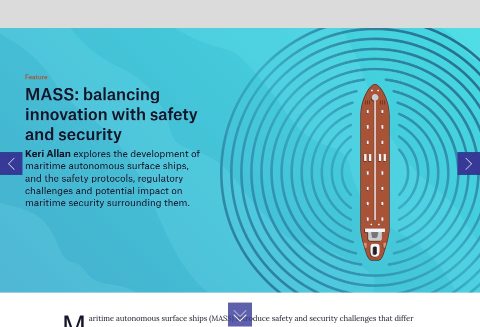 MASS: balancing innovation with safety and security - Ship Technology ...