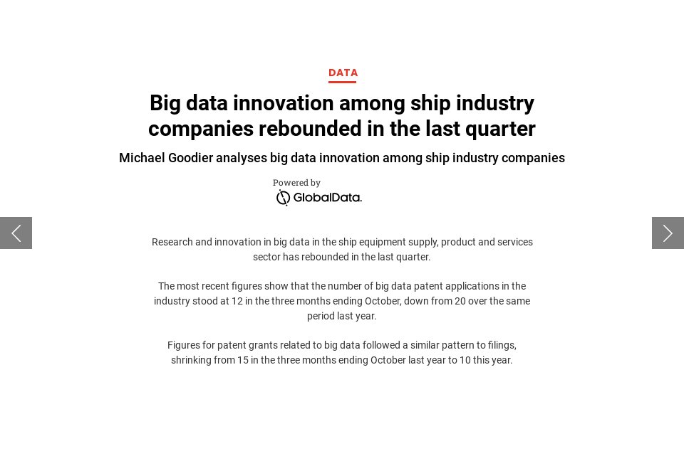 In Data - Ship Technology Global | Issue 80 | January 2022