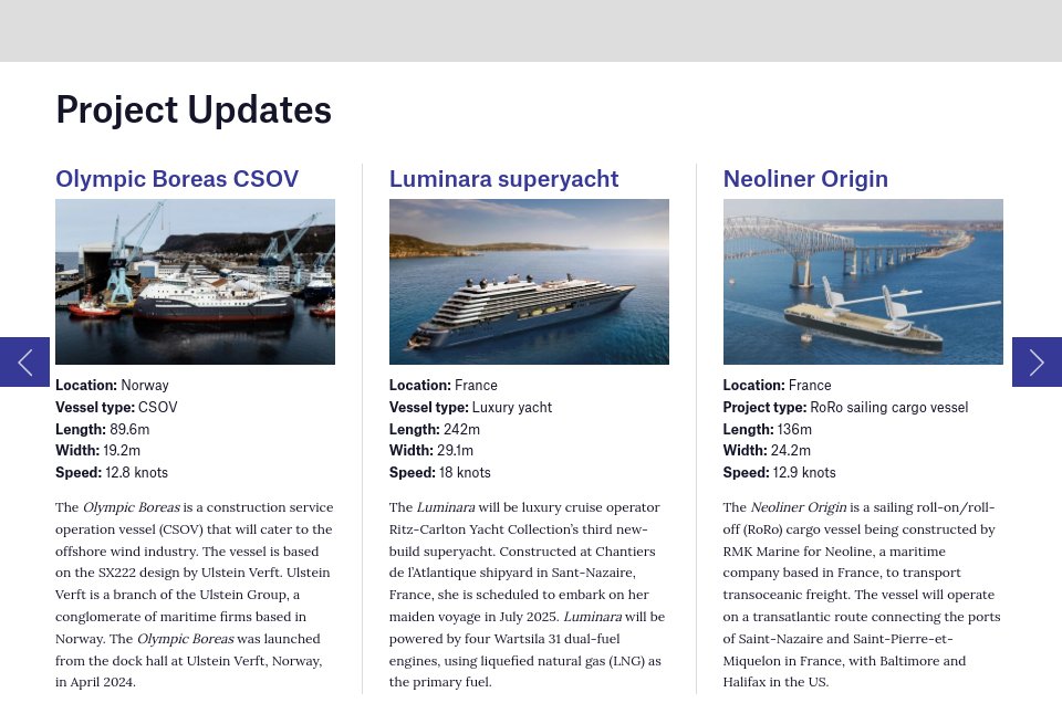 Project Updates - Ship Technology Global | Issue 90 | June 2024