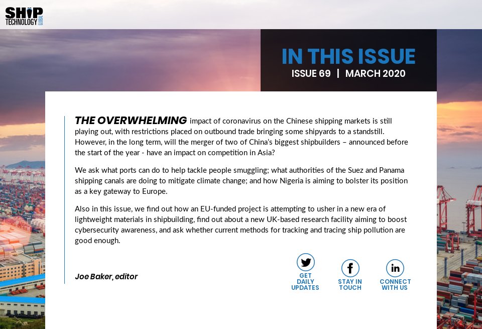 Sika - Ship Technology Global | Issue 69 | March 2020