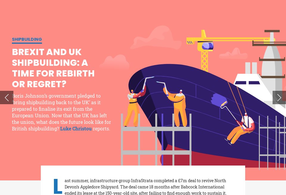 Brexit and UK shipbuilding: a time for rebirth or a time for regret ...