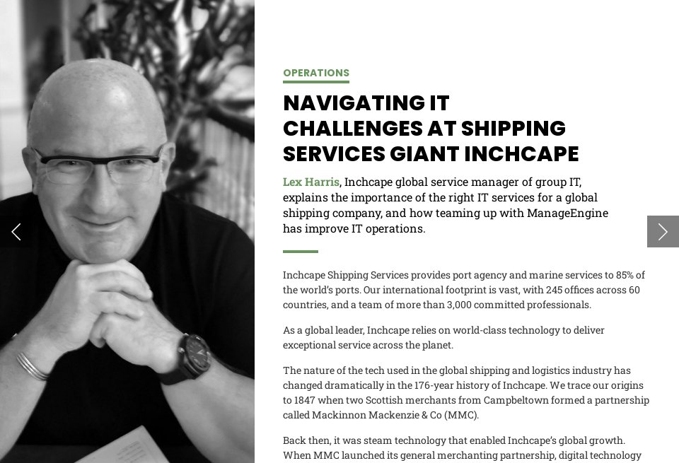 Navigating IT challenges at shipping services giant Inchcape - Ship ...