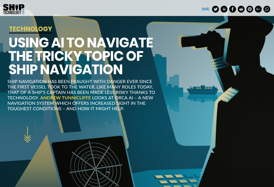 Using AI to navigate the tricky topic of ship navigation - Ship ...