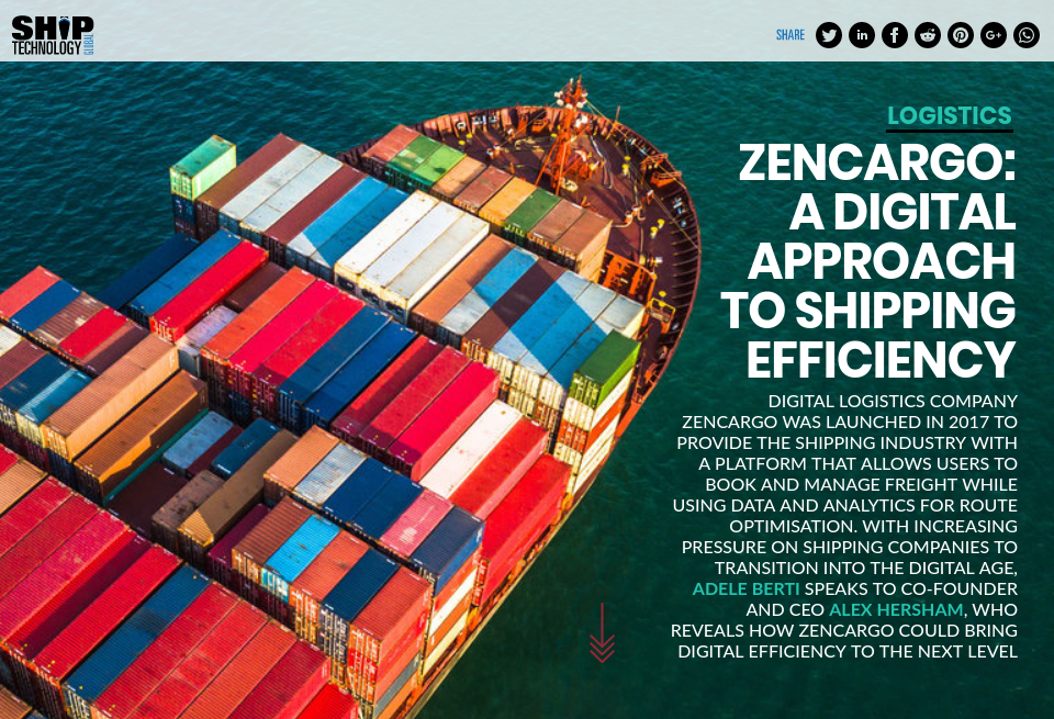 Zencargo: a digital approach to shipping efficiency - Ship Technology ...