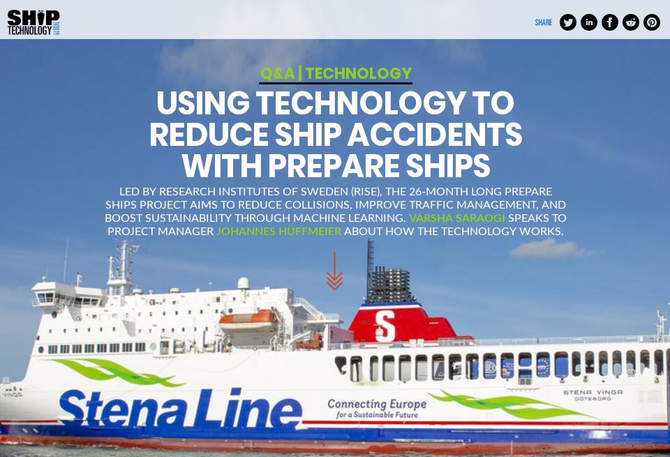 Using technology to reduce ship accidents with Prepare Ships - Ship ...