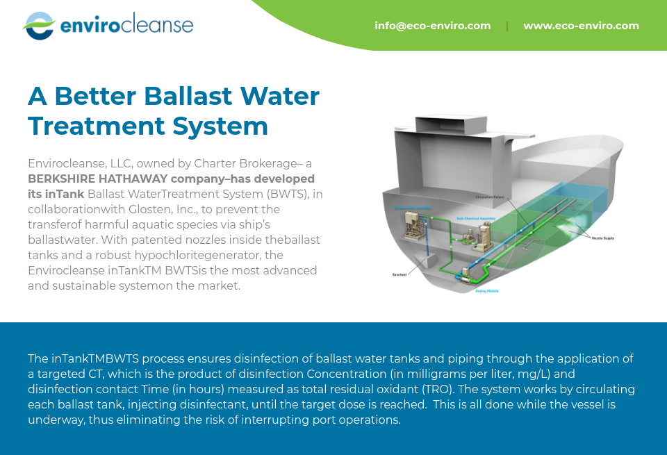 Envirocleanse - Ship Technology Global | Issue 58 | September 2018