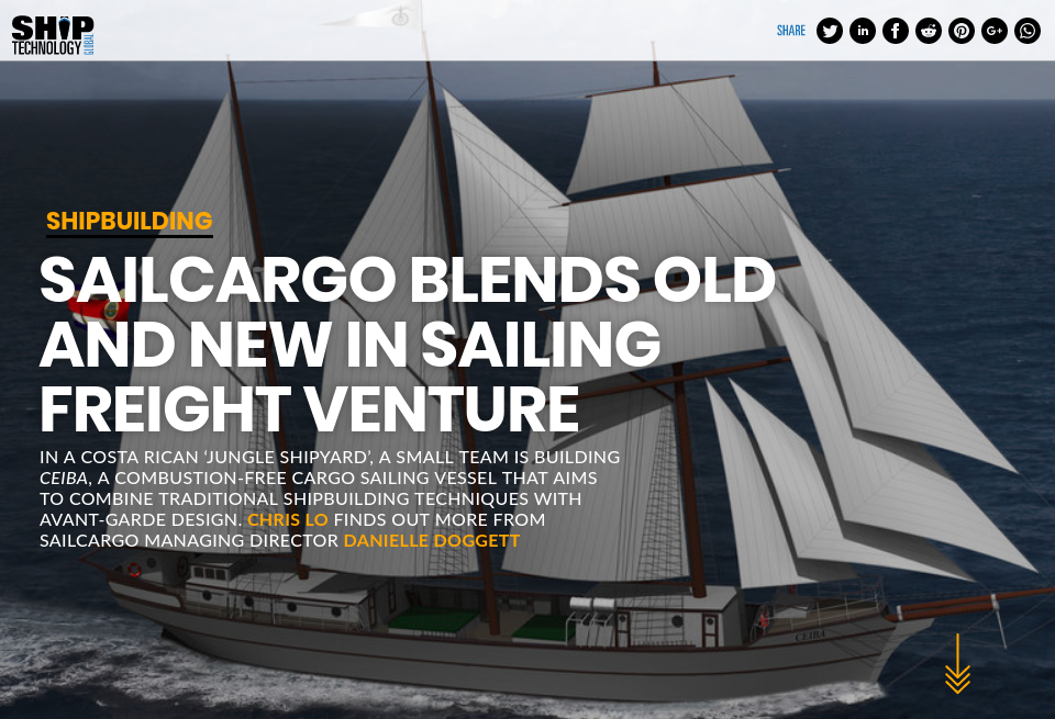 Sailcargo blends old and new in sailing freight venture - Ship ...
