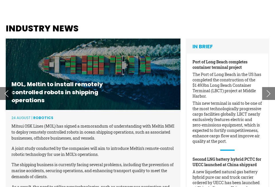 Lighting up ports' sustainability goals - Ship Technology Global ...