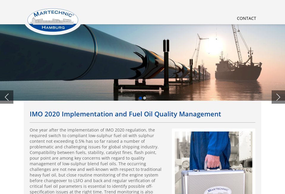 Martechnic: IMO 2020 Implementation and Fuel Oil Quality Management ...