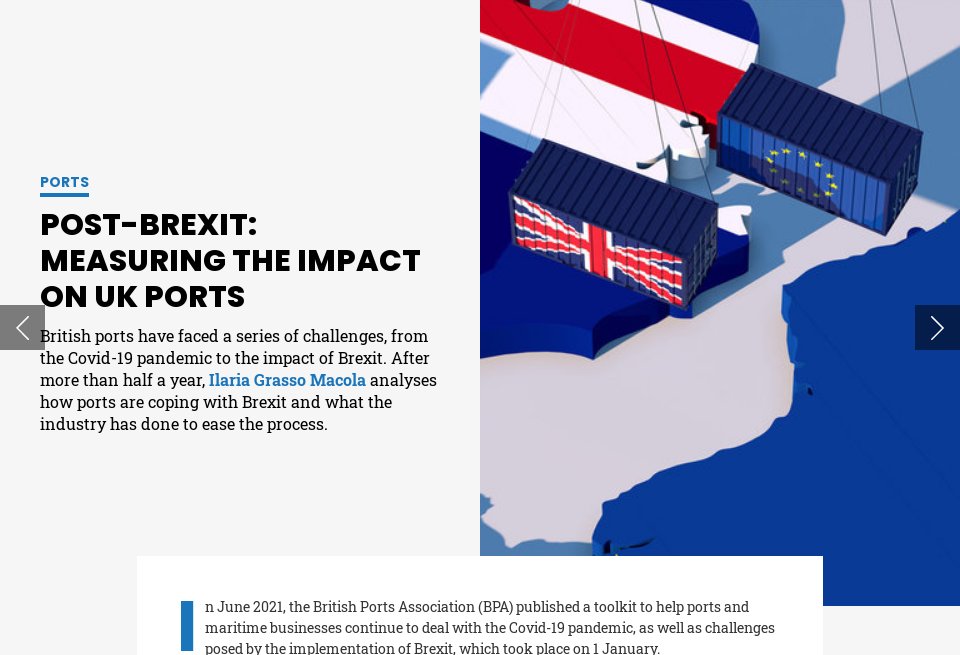 Post-Brexit: measuring the impact on UK ports - Ship Technology Global ...