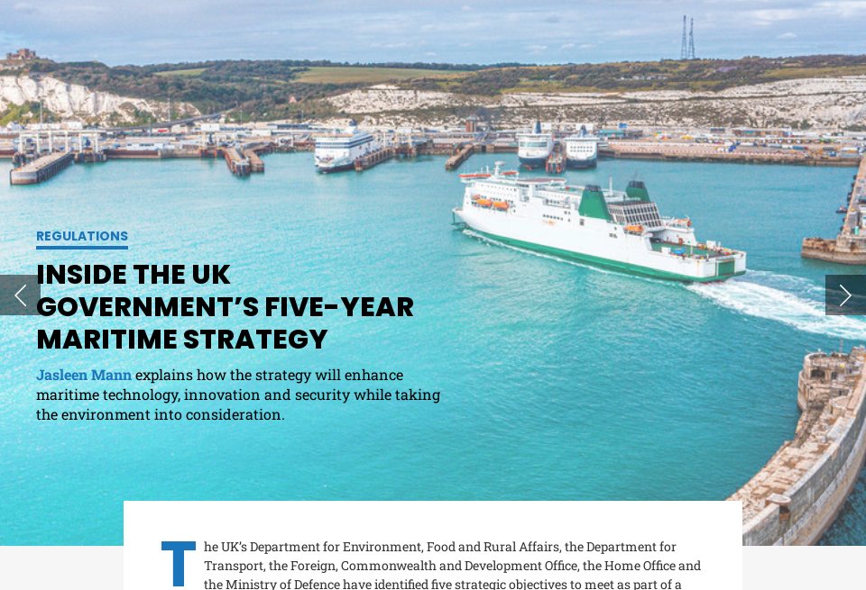 Inside the UK Government’s five-year maritime strategy - Ship ...
