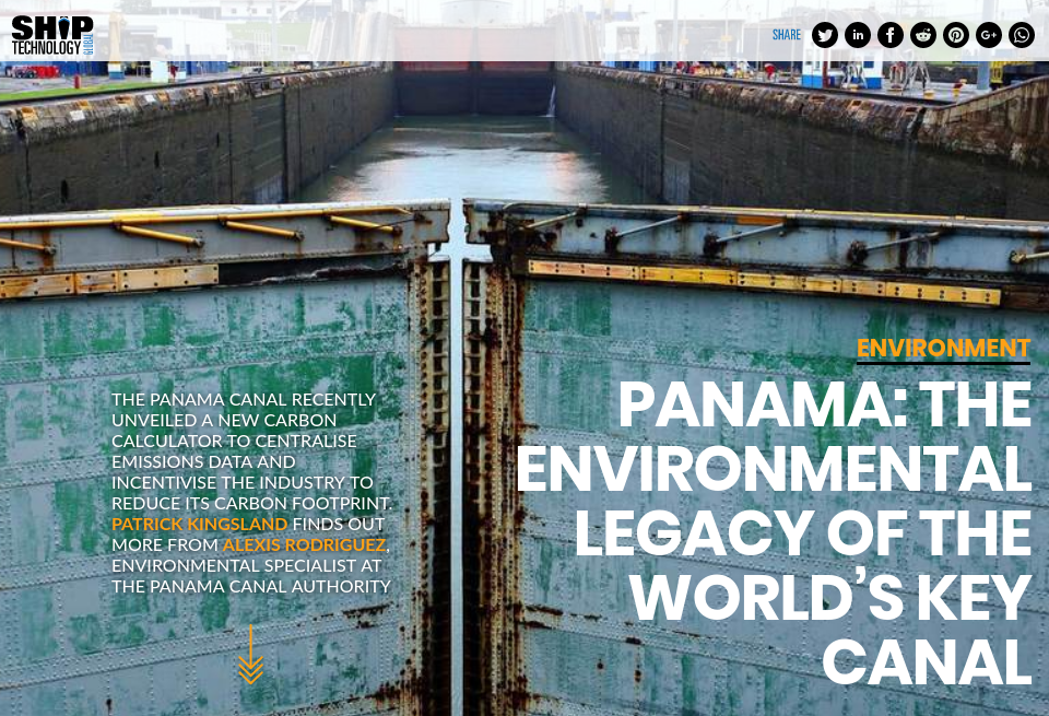 Panama: the environmental legacy of the world’s key canal - Ship ...